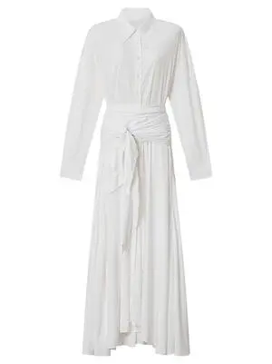 Isabel Marant Samantha Long Shirt Dress White