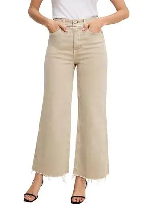 Good American High Rise Ankle Jeans - Dune
