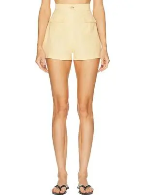 Matthew Bruch Cargo Hot Short - Pale Yellow