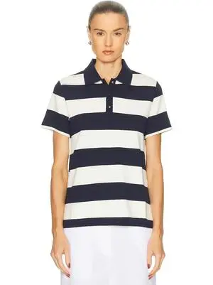 Moncler Short Sleeve Polo Shirt - Navy