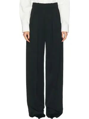 Saint Laurent Straight Leg Trouser - Noir