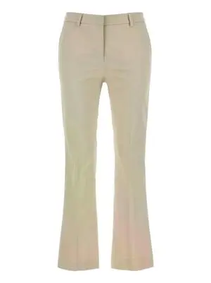 PT TORINO Tailored Flared Trousers - Neutrals