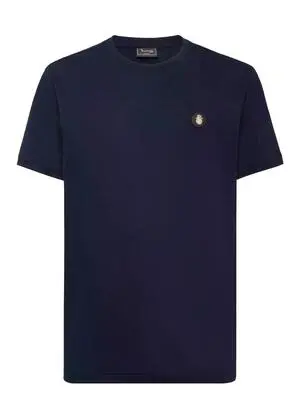 BILLIONAIRE Logo-plaque T-shirt - Blue