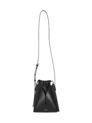 JIL SANDER Small Curve Crossbody Bag - Black