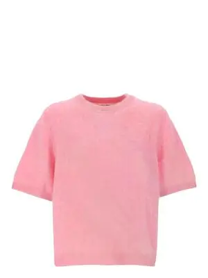 SOFT GOAT Brushed Short-Sleeve Top