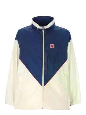Valentino Garavani Vlogo-patch Windbreaker - Blue