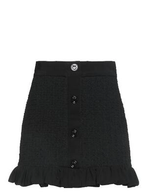 Pinko Tweed Mini Pencil Skirt - Black