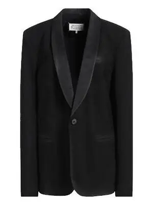 MAISON MARGIELA Single-breasted Blazer - Black