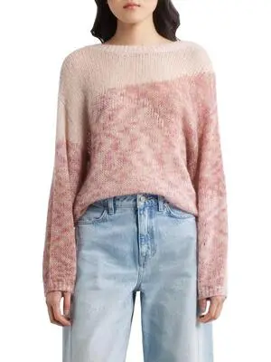 Hugo Boss Fargovia Cutout Sweater - Pink Ombre