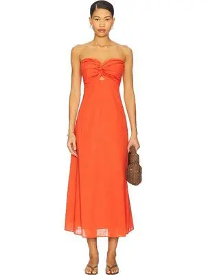 SNDYS X Lilly Dress - Orange