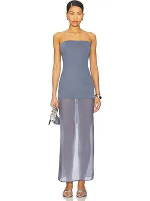 SNDYS X Chloe Sheer Dress - Periwinkle