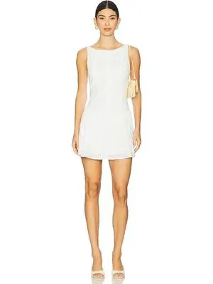 ELODIE THE LABEL Marieka Mini Dress - White