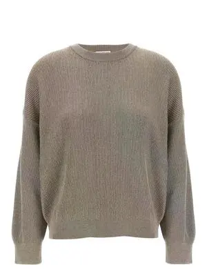 Brunello Cucinelli Ribbed-knit Sweater - Neutrals