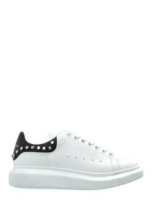 Alexander McQueen Oversized Stud-embellished Platform Sneakers - White