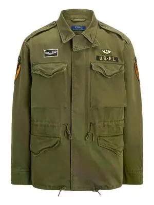 Polo Ralph Lauren Logo-appliqué Military Jacket - Green