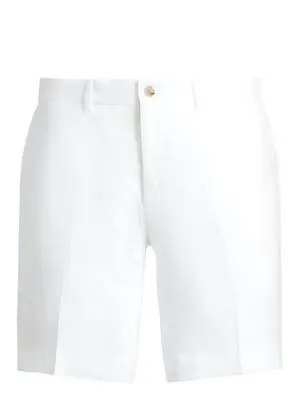 Ralph Lauren Purple Label Pressed-crease Chino Shorts - White