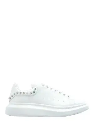 Alexander McQueen Oversized Stud-embellished Sneakers - White