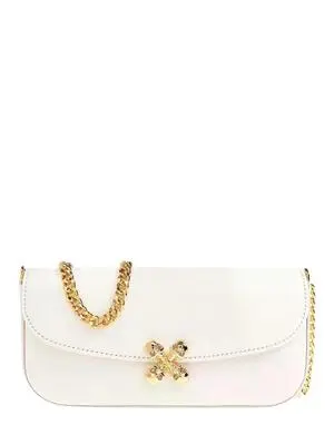 Alexander McQueen Small Skull Flower Shoulder Bag - White