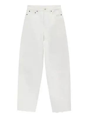 HEY JOANIE Luna Flow Wide-leg Jeans - White