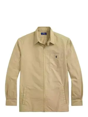 Polo Ralph Lauren Oxford Zip-up Shirt Jacket - Neutrals