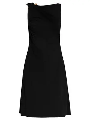 Versace Ruched Mini Dress - Black
