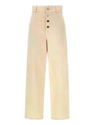 Moschino High-rise Straight Leg Jeans - Neutrals