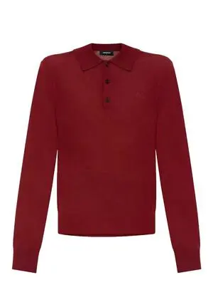 DSQUARED2 Long-Sleeve Polo Top