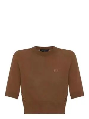 Dsquared2 Knitted T-shirt - Brown