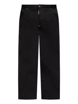 Dsquared2 Logo Patch Jeans - Black