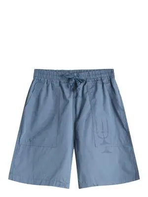 SERVICE WORKS Poplin Printed Chef Shorts - Slate