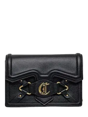 Just Cavalli Logo-plaque Cross Body Bag - Black