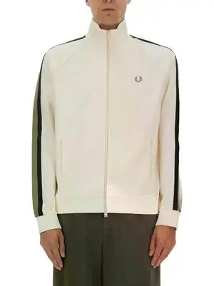 Fred Perry Zip-up Track Jacket - Neutrals