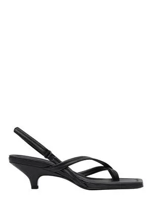 ST AGNI Cross Detail Heel - Black