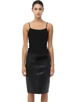 ST AGNI Baby Wool Cami - Black