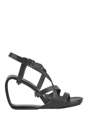 United Nude Mobius Sia Hi Strappy Sandals - Black