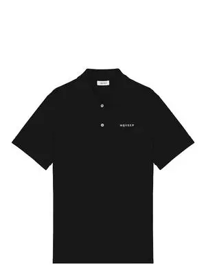 Alexander McQueen Cotton Logo Polo Shirt - Black