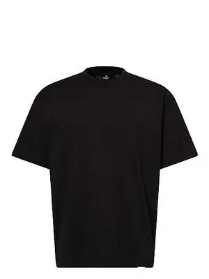 REPRESENT Initial Oversized Cotton T-shirt - Black