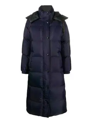 YVES SALOMON Reversible Puffer Coat - Blue