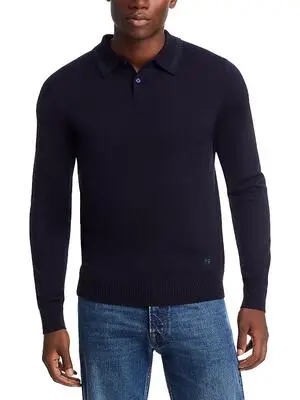 Paul Smith Wool Polo Sweater - Very Dark Navy
