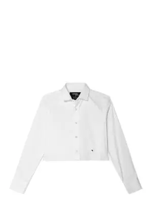 HOMMEGIRLS Original Cropped Shirt - White
