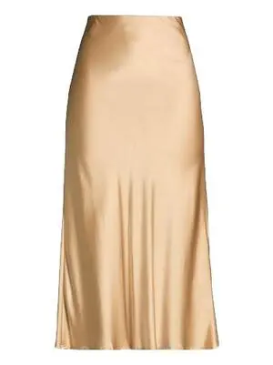 OTTOD'AME Midi Slip Skirt - Beige