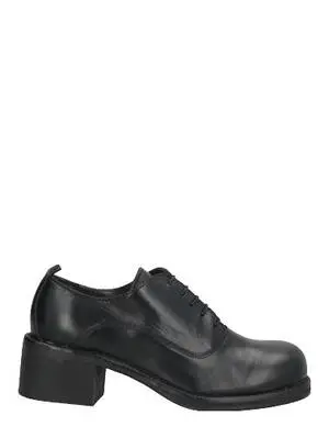 Moma Lace-up Leather Oxfords - Black