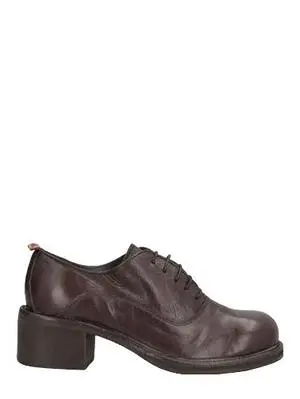 Moma Lace-up Leather Oxfords - Brown