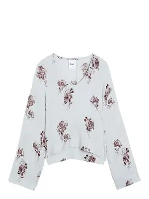 Day Birger Et Mikkelsen Floral-print Chiffon Blouse - Multicoloured 1