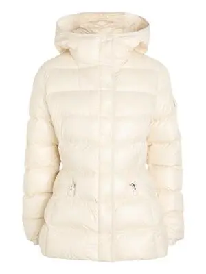 Moncler Barante Quilted Glossed Shell Jacket - Natural
