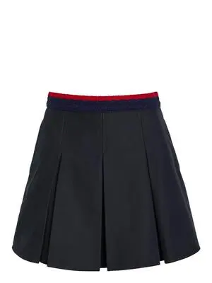 Moncler Pleated Mini Skirt - Navy