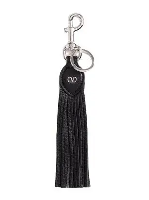 Valentino Garavani Vlogo Signature Key Ring - Black