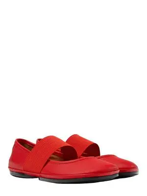 Camper Right Nina Ballet Flat - Bright Red