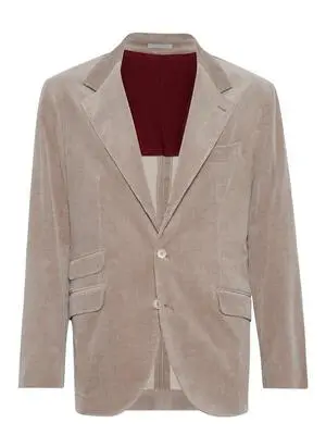 Brunello Cucinelli Corduroy Blazer - Bark