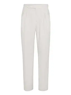 Brunello Cucinelli Tuxedo Trousers - Milk